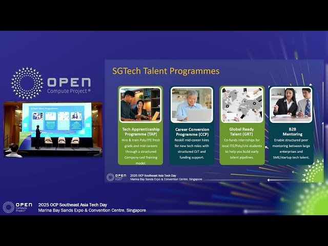 Free Video: SGTech Data Centre Chapter - Powering Sustainable Digital Infrastructure from Open ...