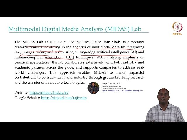 Free Video: Introduction to Human-Computer Interaction (HCI) - Lecture 1 Part 1 from NPTEL-NOC ...