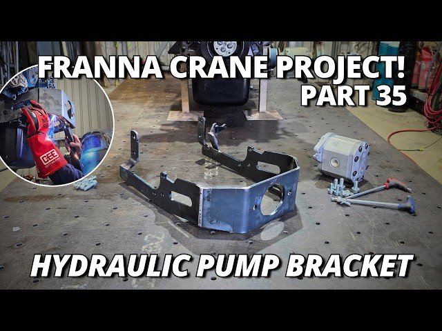 Free Video: Fabricating the Hydraulic Pump Bracket - Franna Crane ...