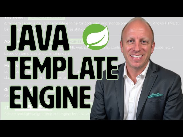 Free Video Jte Spring Boot S New Templating Engine Quick Start Guide From Dan Vega Class