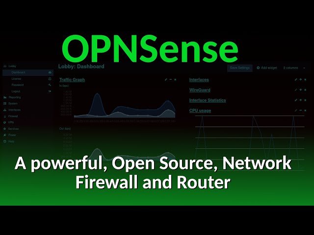 Free Video: OPNSense - A Powerful, Open Source, Network Firewall and Router from Awesome Open ...