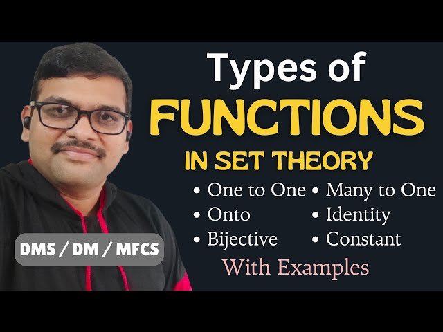Free Video Types Of Functions In Discrete Mathematics Set Theory