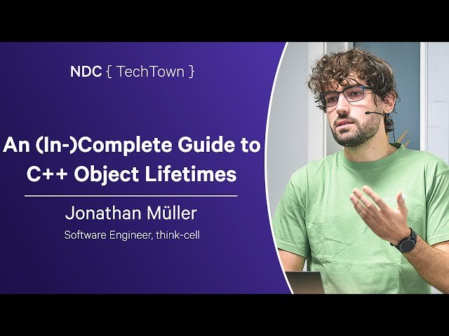 Free Video: A Complete Guide to C++ Object Lifetimes and Memory Management from NDC Conferences ...
