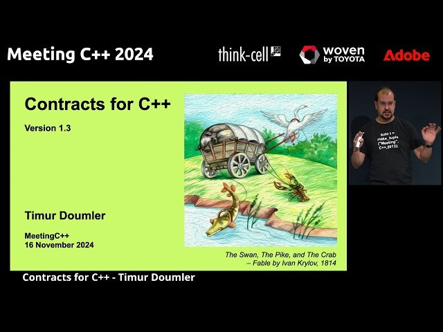 Free Video: Contracts for C++ - Design and Implementation in C++26 from Meeting Cpp | Class Central