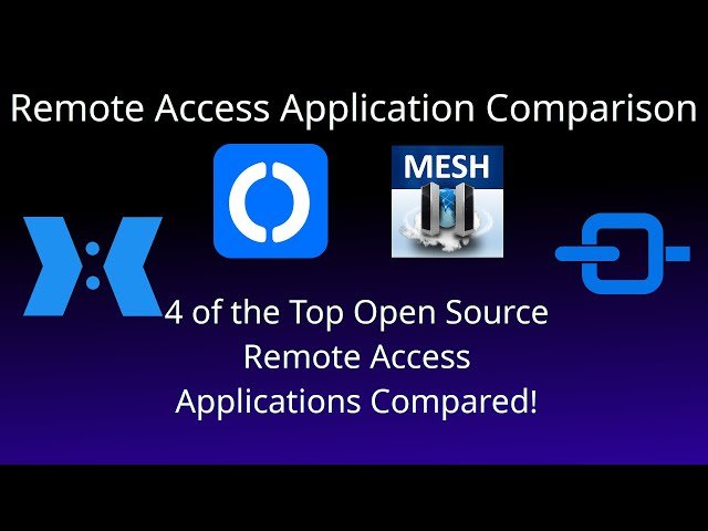 Free Video: Remote Desktop & Access Tools Comparison Between 4 Great Open Source, Self Hosted ...