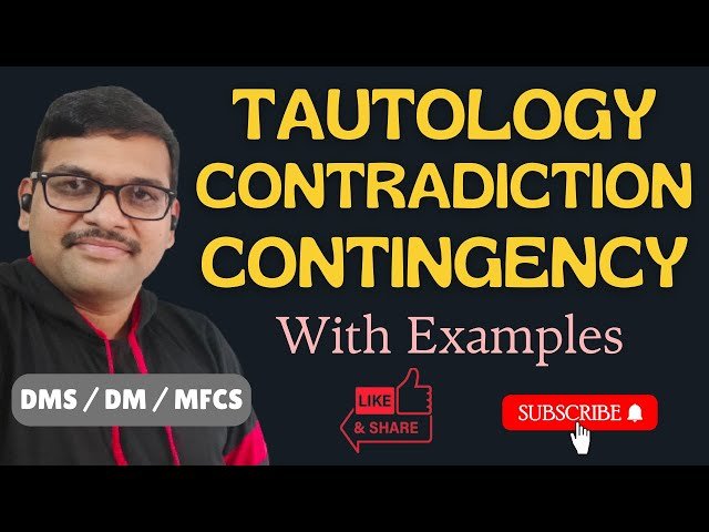 Free Video: Tautology, Contradiction and Contingency in Discrete ...