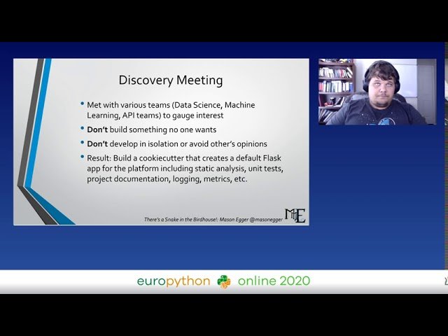EuroPython Talk: There's a Snake in the Birdhouse! from EuroPython Conference | Class Central