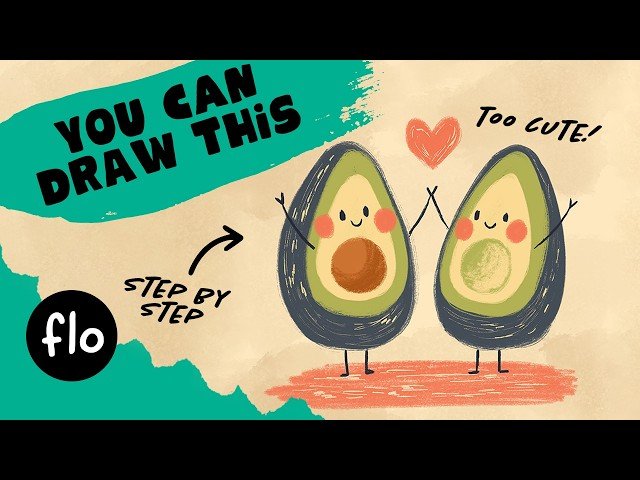 Free Video: Draw Happy Avocados in Procreate Tutorial from Art with Flo | Class Central