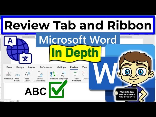 Free Video: The Microsoft Word Review Tab and Ribbon In Depth from ...