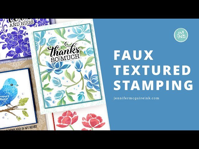 Free Video: Faux Fabric Stamping and Stenciling Techniques from Jennifer McGuire Ink | Class Central