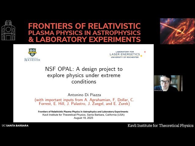 Free Video: NSF OPAL - A Design Project to Explore Physics Under Extreme Conditions from Kavli ...
