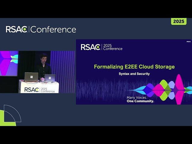 Free Video: Provable Security for End-to-End Encrypted Cloud Storage ...