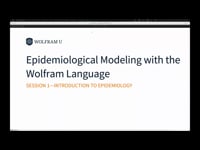 Free Course: Building and Applying Epidemiological Models: Wolfram U from Wolfram U | Class Central