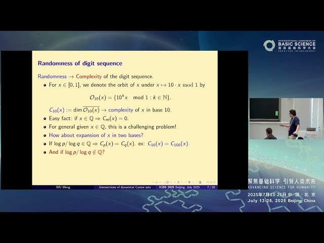 Free Video: Intersections of Dynamical Cantor Sets from BIMSA | Class Central