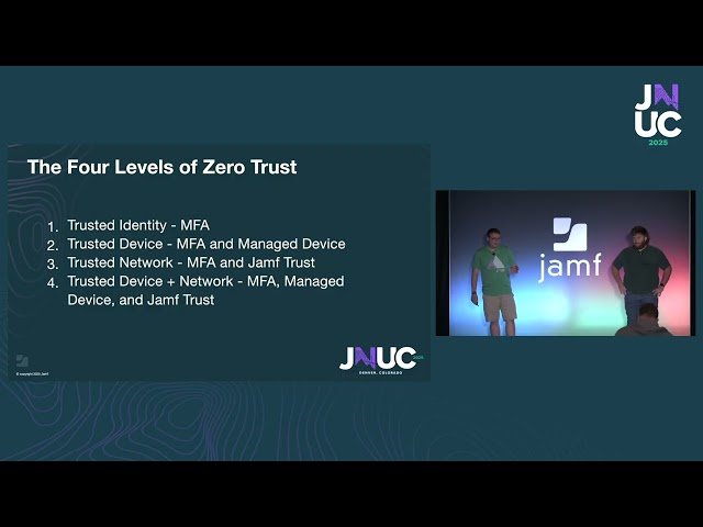 Free Video: Jamf @ Jamf - Zero Trust, Zero Fuss from Jamf | Class Central