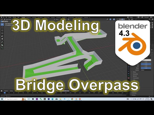 Free Video: Blender Bridge Overpass 3D Modeling Workflow - Part 2 from Freedom Arts - 3D ...