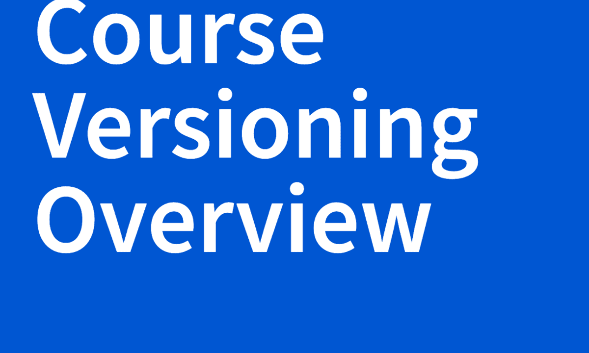 Online Course: Versioning a Course on Coursera from Coursera | Class Central