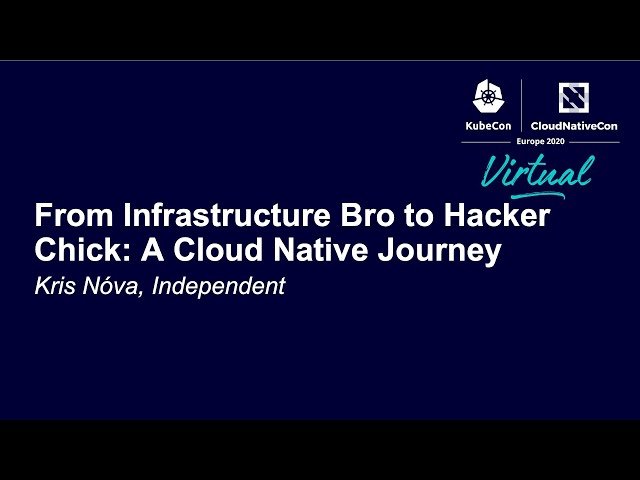 Conference Talks Talk: From Infrastructure Bro to Hacker Chick - A ...