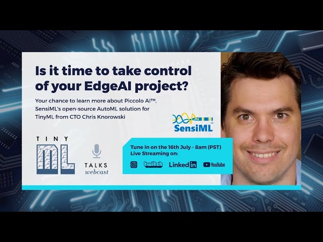 Free Video: Taking Control of Edge AI Projects - Tools and Automation from tinyML | Class Central