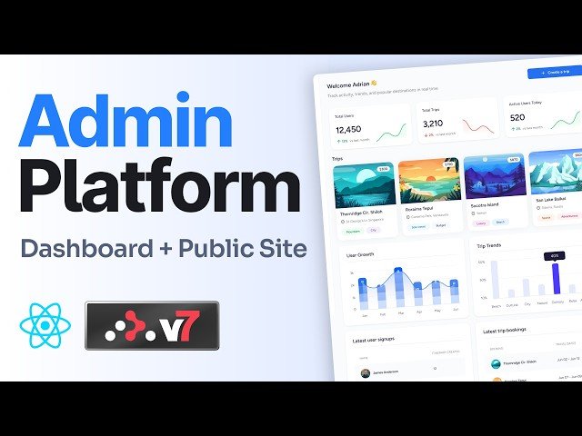 Free Video: Build and Deploy a Full Stack React Admin Dashboard for a Travel Agency - React ...