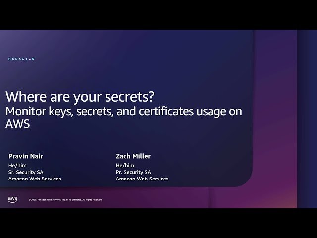 Free Video: Where Are Your Secrets? Monitor Keys, Secrets, and Certs ...