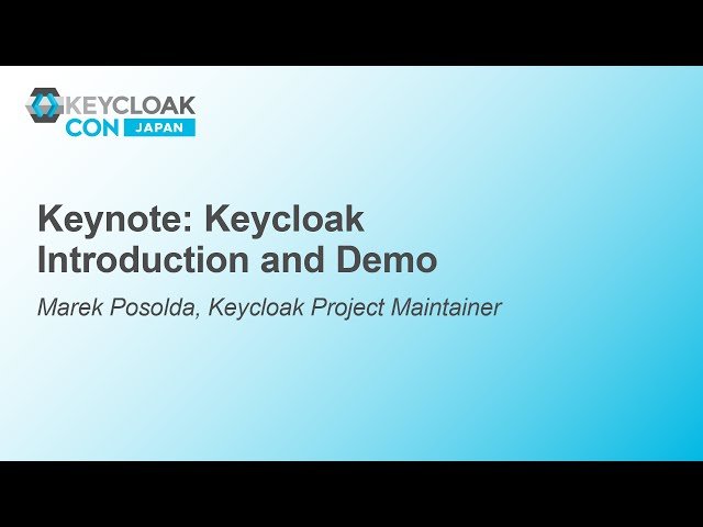 Free Video: Keycloak Introduction and Demo from CNCF [Cloud Native Computing Foundation] | Class ...