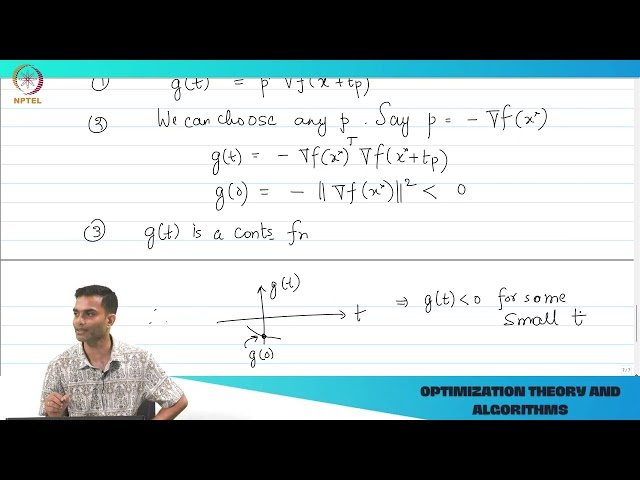 Free Video: Unconstrained Optimization - Proof of 1st Order Condition - Lecture 3 from NPTEL-NOC ...