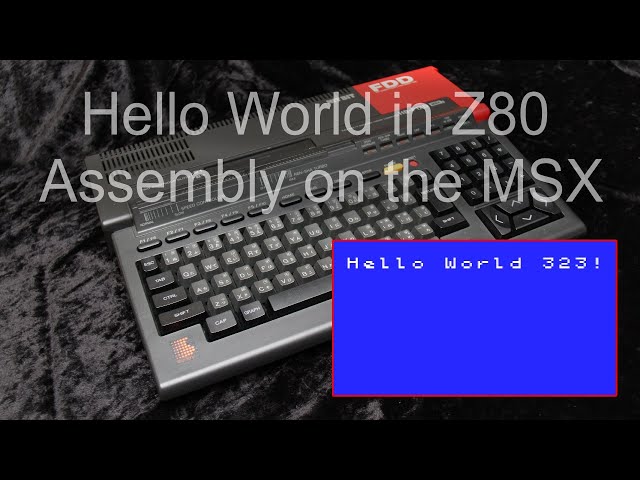 Free Video: MSX Z80 Assembly Programming from ChibiAkumas | Class Central