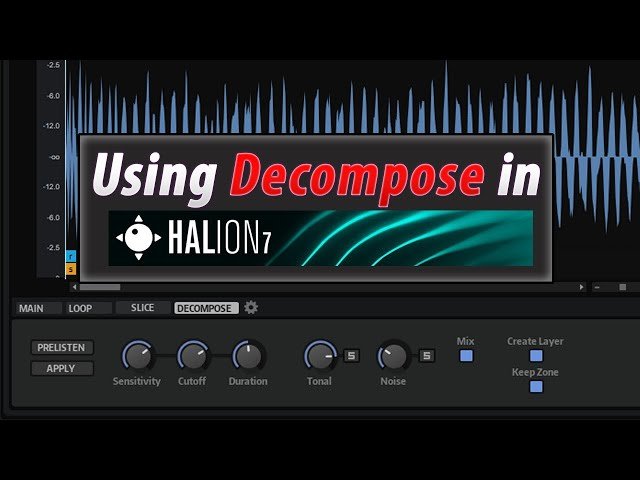 Free Video: Using Decompose in Halion 7 - Audio Production Tutorial from One Man And His Songs ...