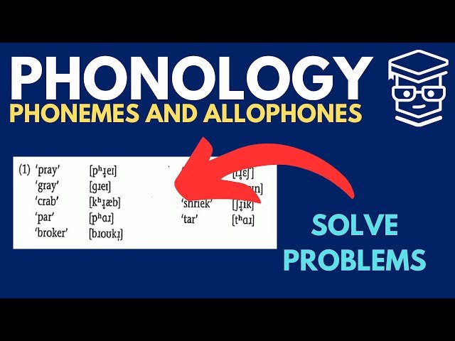 Free Video: How to Solve Phonology Problems - Phonemes, Allophones, and Data Sets from TrevTutor ...