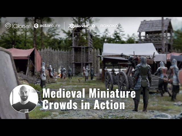 Free Video: Miniature Medieval Crowds in Action: 3D Prop Animation with ...