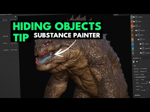 Free Video: The Substance Painter Trick: How to Hide Objects Using Geometry Masking from ...