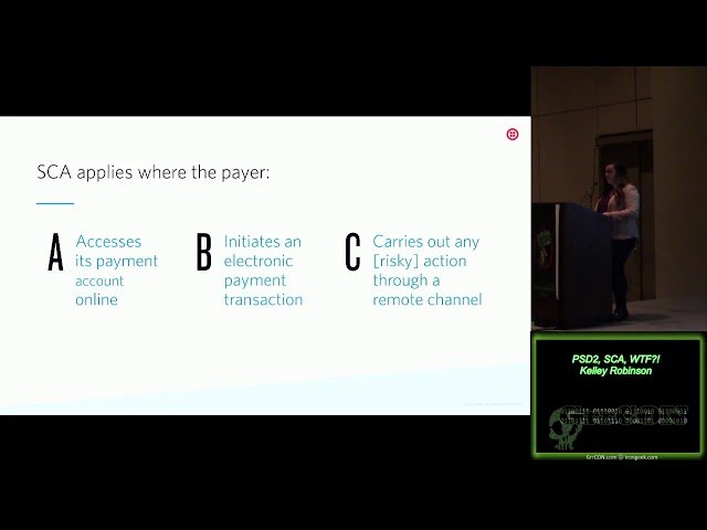GrrCon Talk: PSD2 SCA WTF from YouTube | Class Central