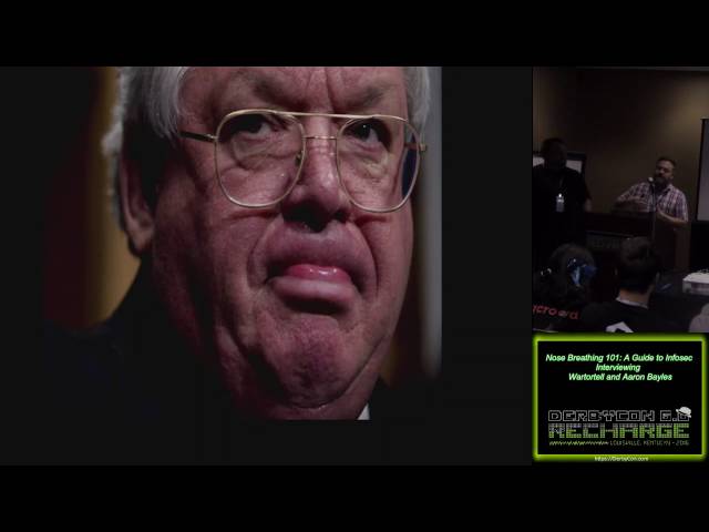 Conference Talks Talk: Nose Breathing 101 - A Guide to Infosec Interviewing from YouTube | Class ...