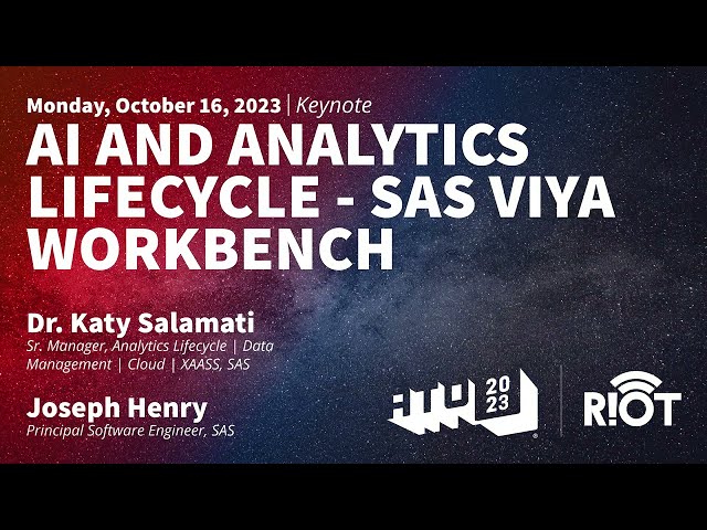 Free Video: AI and Analytics Lifecycle - SAS VIYA Workbench from All ...