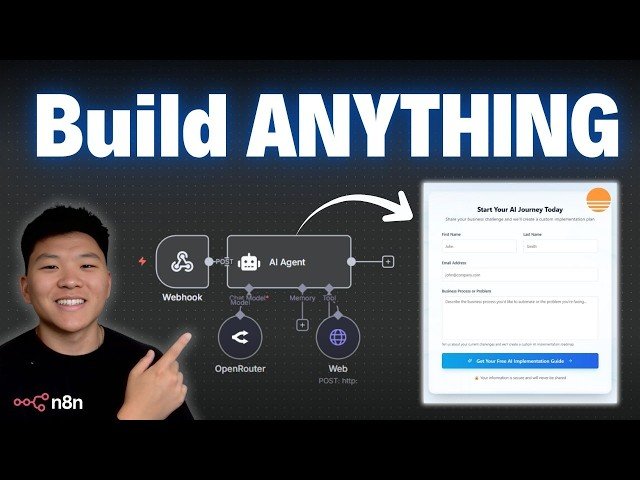 Free Video: Build Anything with Base44 and n8n AI Agents - Beginner's Guide from Nate Herk | AI ...