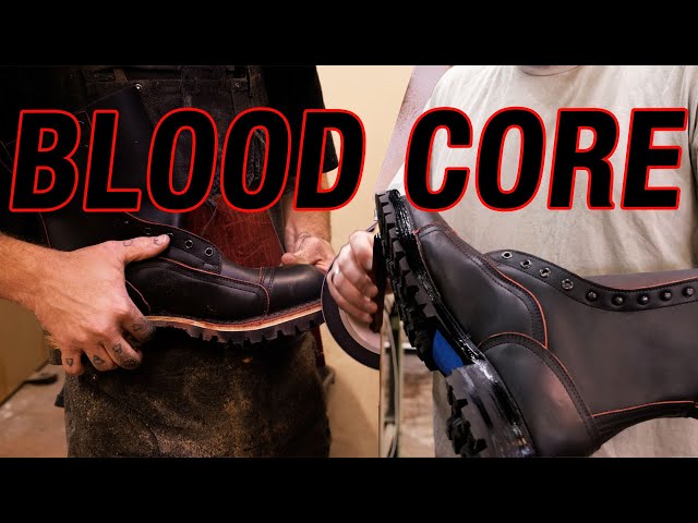 Free Video: Blood Core ND1 - Handmade Boot Construction Process from ...