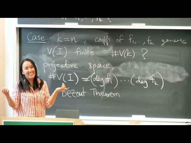 Free Video: Polyhedral Combinatorics of Polynomial Ideals from Fields ...