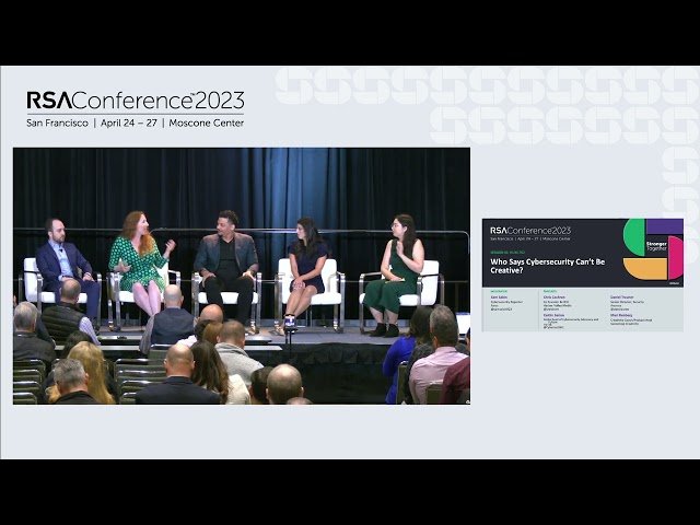 RSA Conference Talk: Who Says Cybersecurity Can't Be Creative? from RSA Conference | Class Central