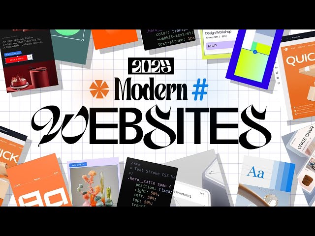 Free Video: Modern Website Design Inspiration 2025 - Hypercolors, Gen Z Design, and Interactive ...