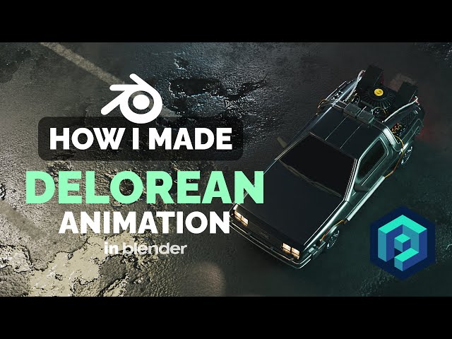 Free Video: Back to the Future Animation in Blender - 3D Modeling Process from Polygon Runway ...