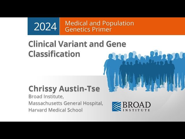 Free Video: Clinical Variation and Gene Classification - MPG Primer ...