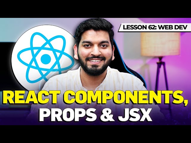 Free Video: Learning Components, Props, and JSX in React 2024 from ... Free Video: Learning Components, Props, and JSX in React 2024 from ...