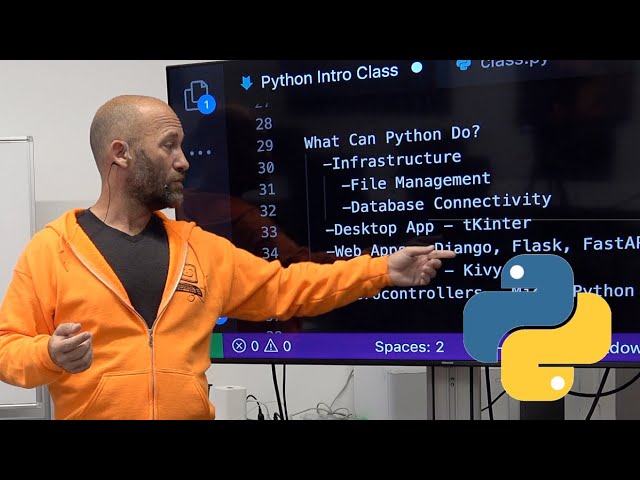 Free Video: Python Coding Introduction - Part 1 from Eli the Computer Guy | Class Central