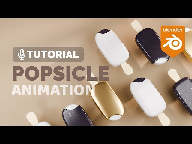 Free Video: Blender 3D Popsicle Animation Tutorial from Polygon Runway ...