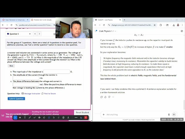Free Video: Physics 4B - AC Circuits Problem Set 13 from CoA Physics ...