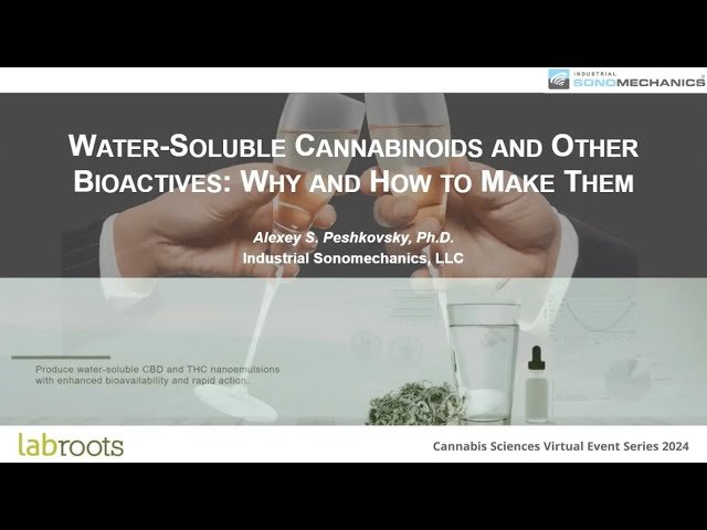 Free Video: "Water-Soluble" Cannabinoids and Other Bioactives ...