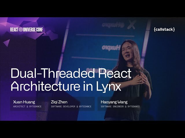 Free Video: React for Two Threads - A Paradigm Shift in React Application Architecture from ...
