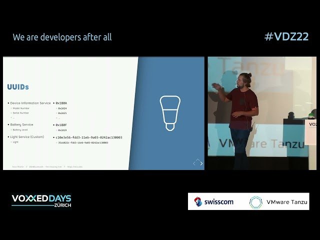 Voxxed Days Talk: WebBluetooth - The Missing Link from Devoxx | Class Central