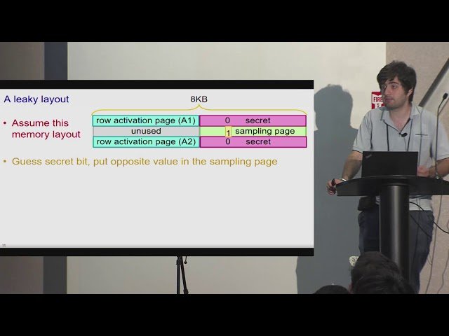 Conference Talks Talk: RAMBleed - Leaking Keys Across Address Spaces ...